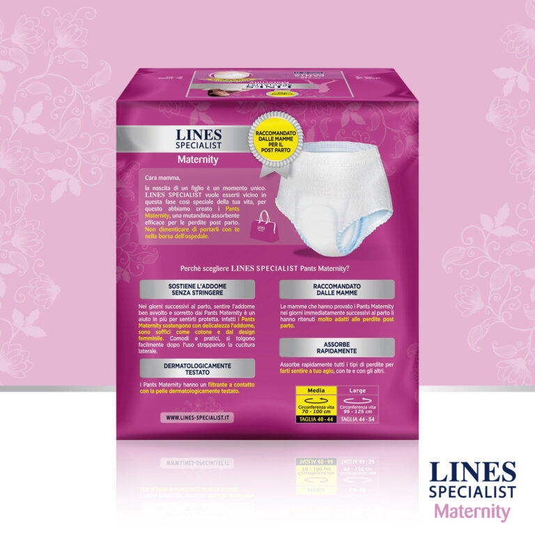 Lines Specialist Mutandine Assorbenti Post Parto Misura Large - 10 pz ...
