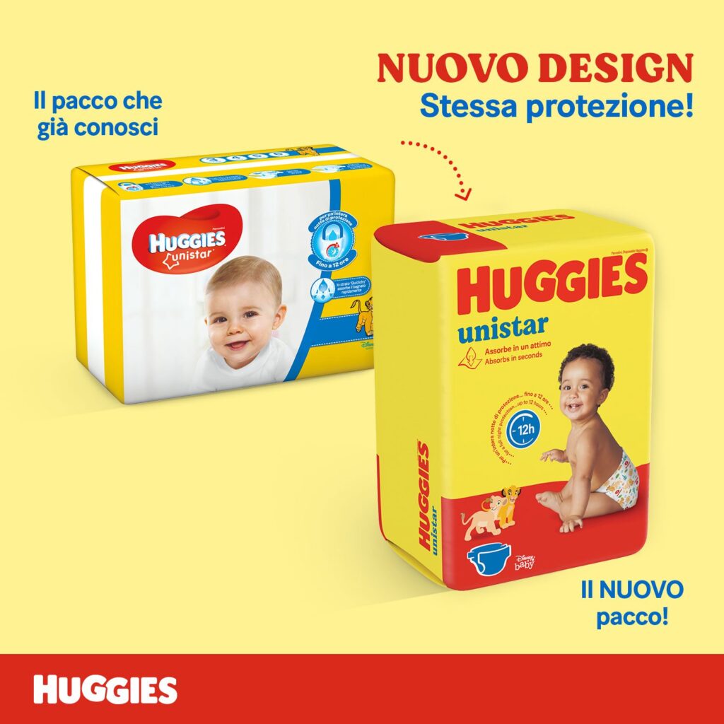 Huggies Unistar Mega Pack TG.5 126 (42x3) Pezzi - Bimbostore
